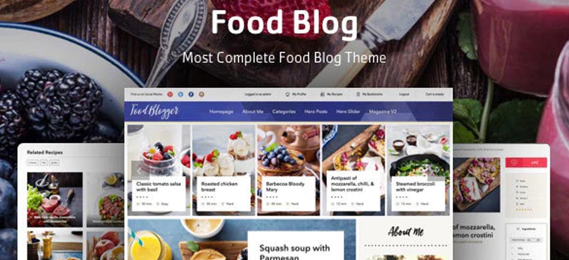 Best And High-Quality Food Blog Wordpress Themes of 2021 - NicheAddons